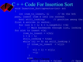 Insertion sort | PPT