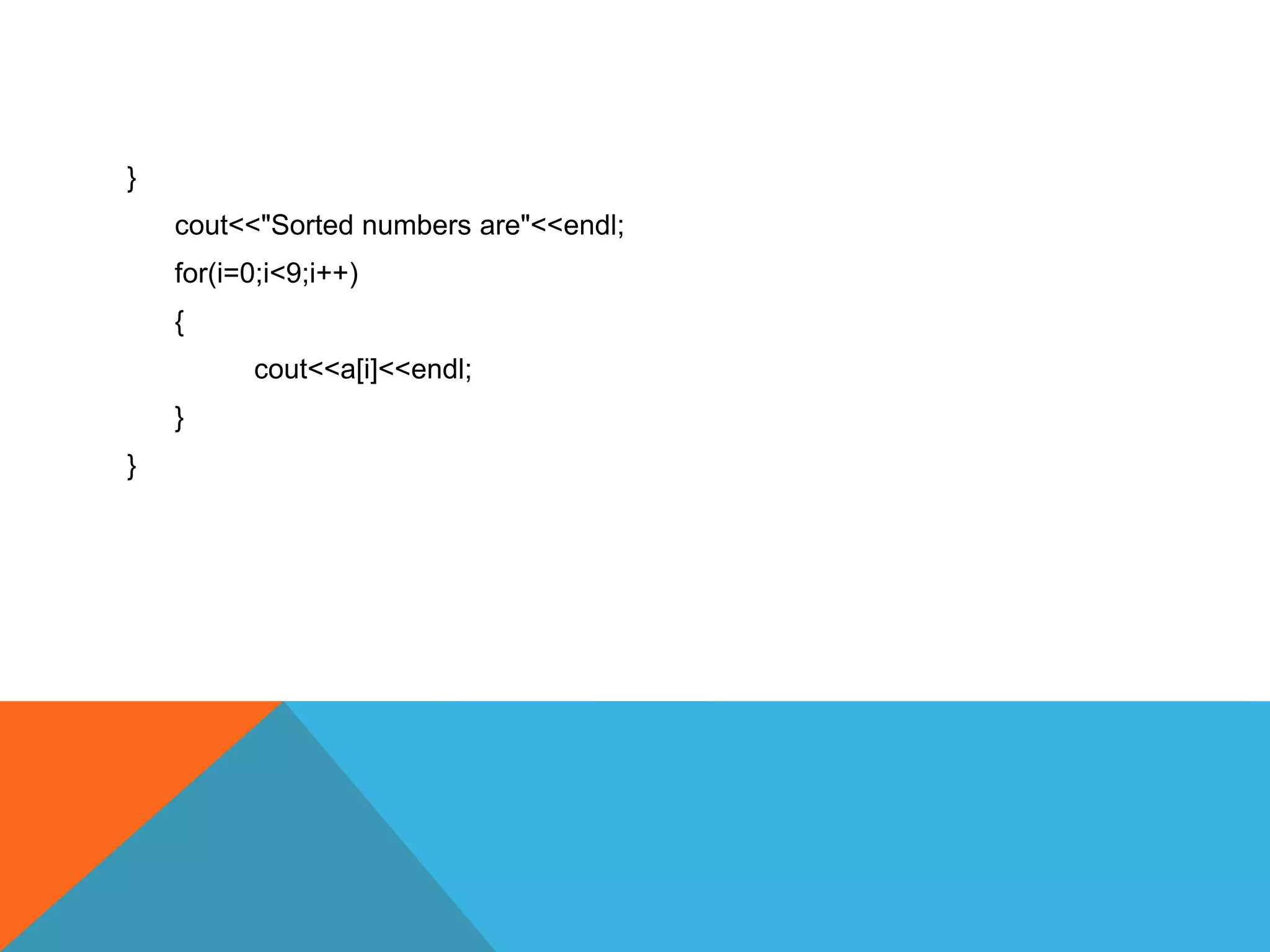 Insertion sort | PPTX | Programming Languages | Computing