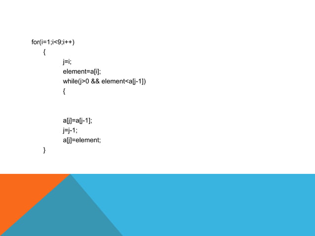 Insertion Sort Pptx Programming Languages Computing 4678
