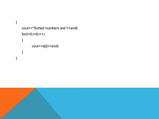 Insertion sort | PPTX | Programming Languages | Computing
