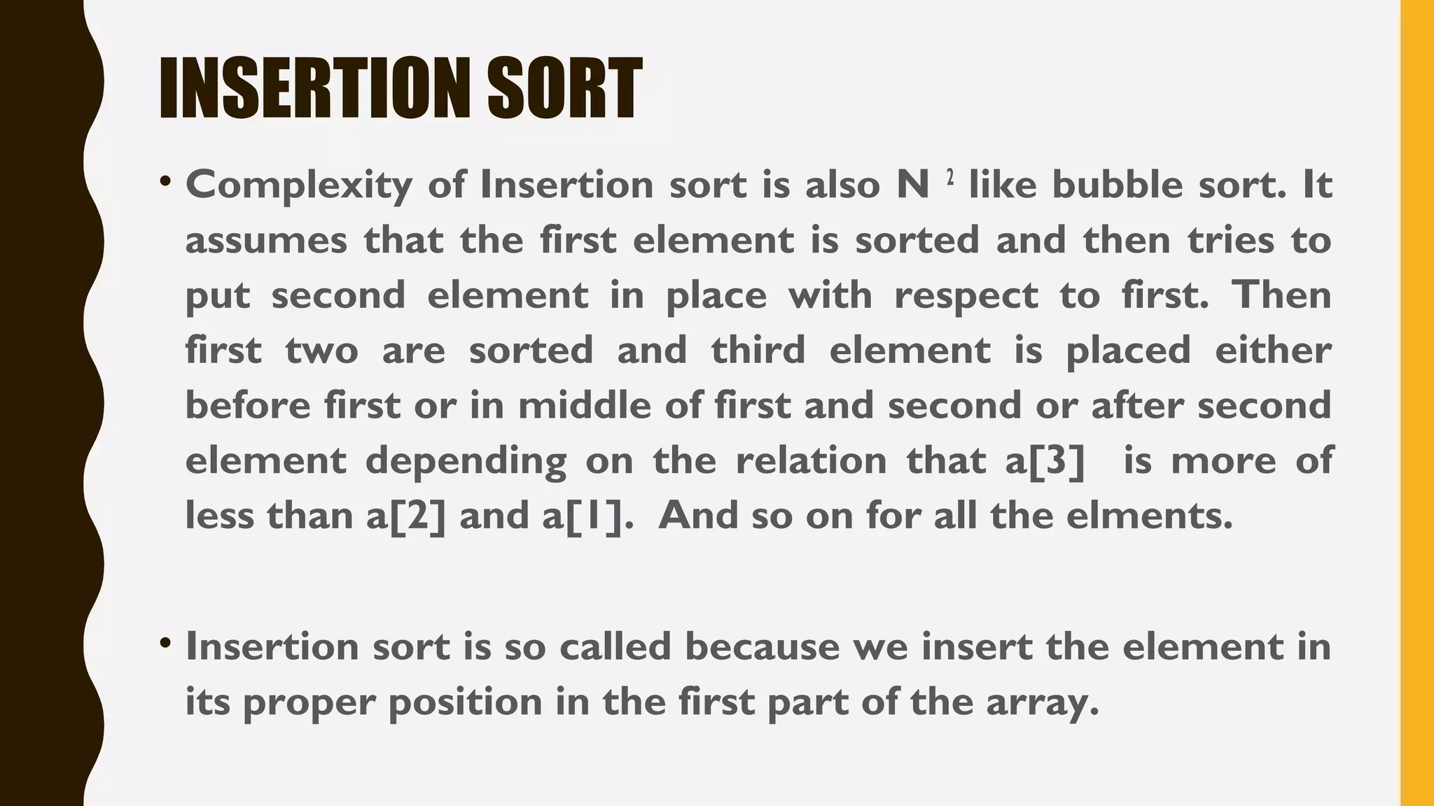 Insertion sort | PPT
