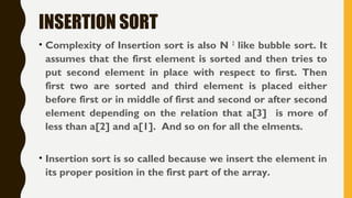 Insertion sort | PPT