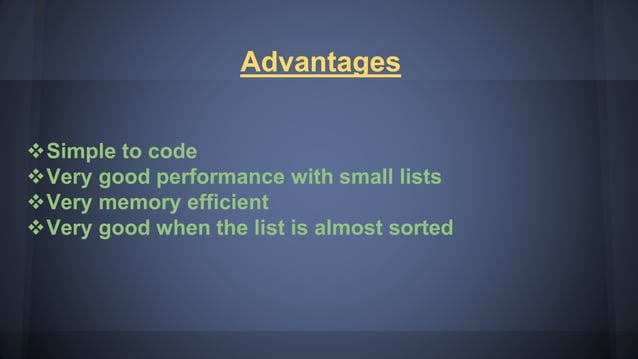 Insertion Sort Pptx Programming Languages Computing