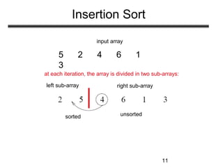 Insertion sort bubble sort selection sort | PPT