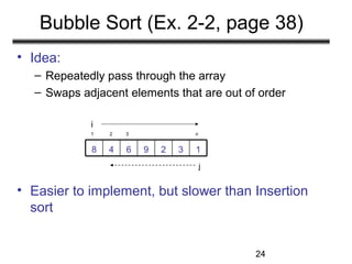 Insertion sort bubble sort selection sort | PPT