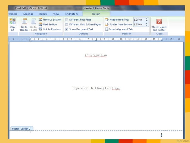 HOW TO INSERT PAGE NUMBERING IN SPECIFIC PAGE?