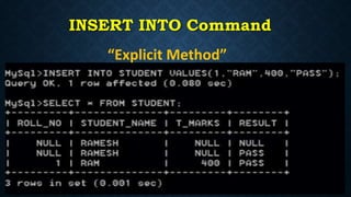 Insert Statement | PPTX