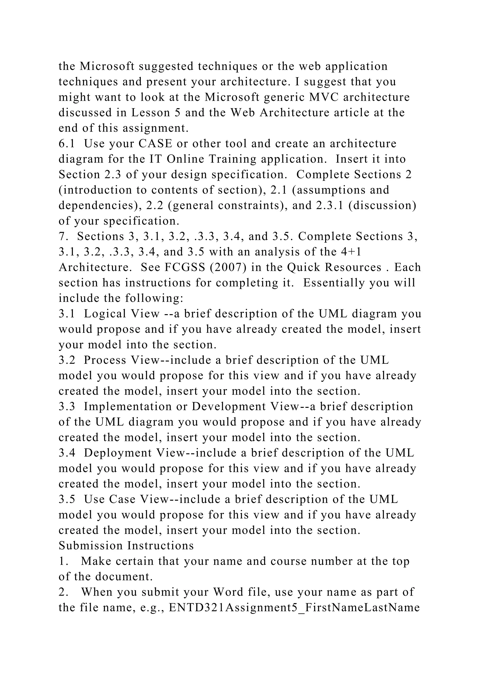 Insert Your Name and ClassIT Online Training Application D.docx | Computing | Technology & Computing