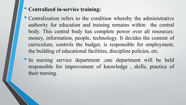 Inservice education | PPTX