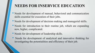 Inservice education | PPTX