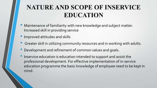 Inservice education | PPTX