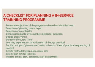 Inservice education | PDF