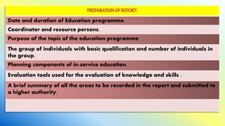 In Service Education | PPT