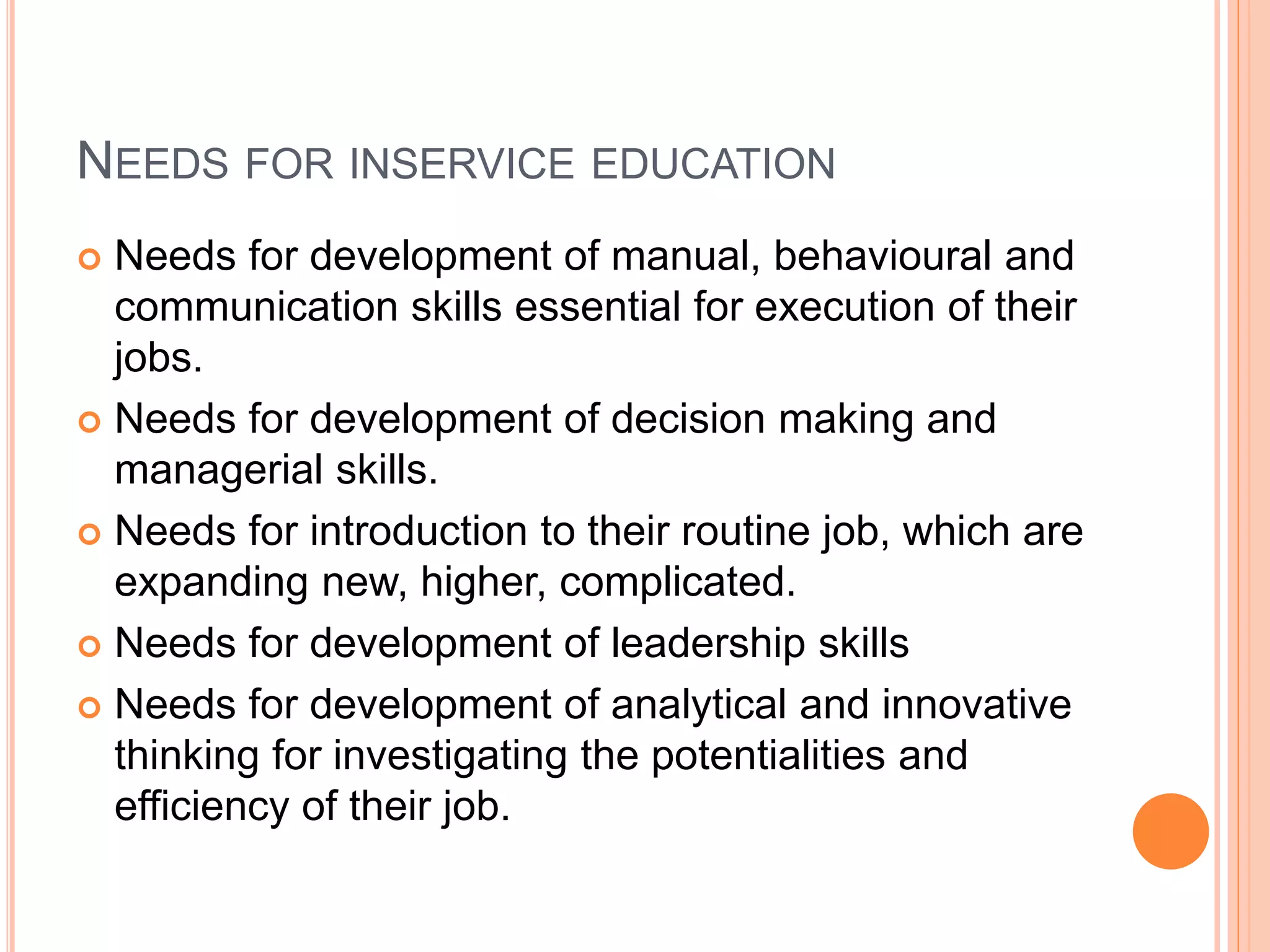 Inservice education | PPTX