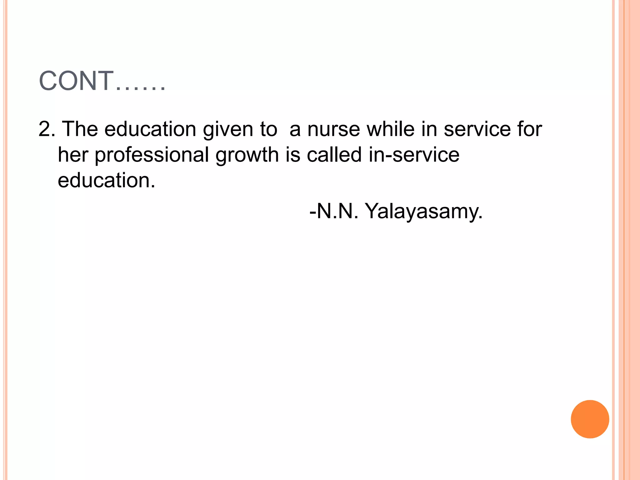 Inservice education | PPTX