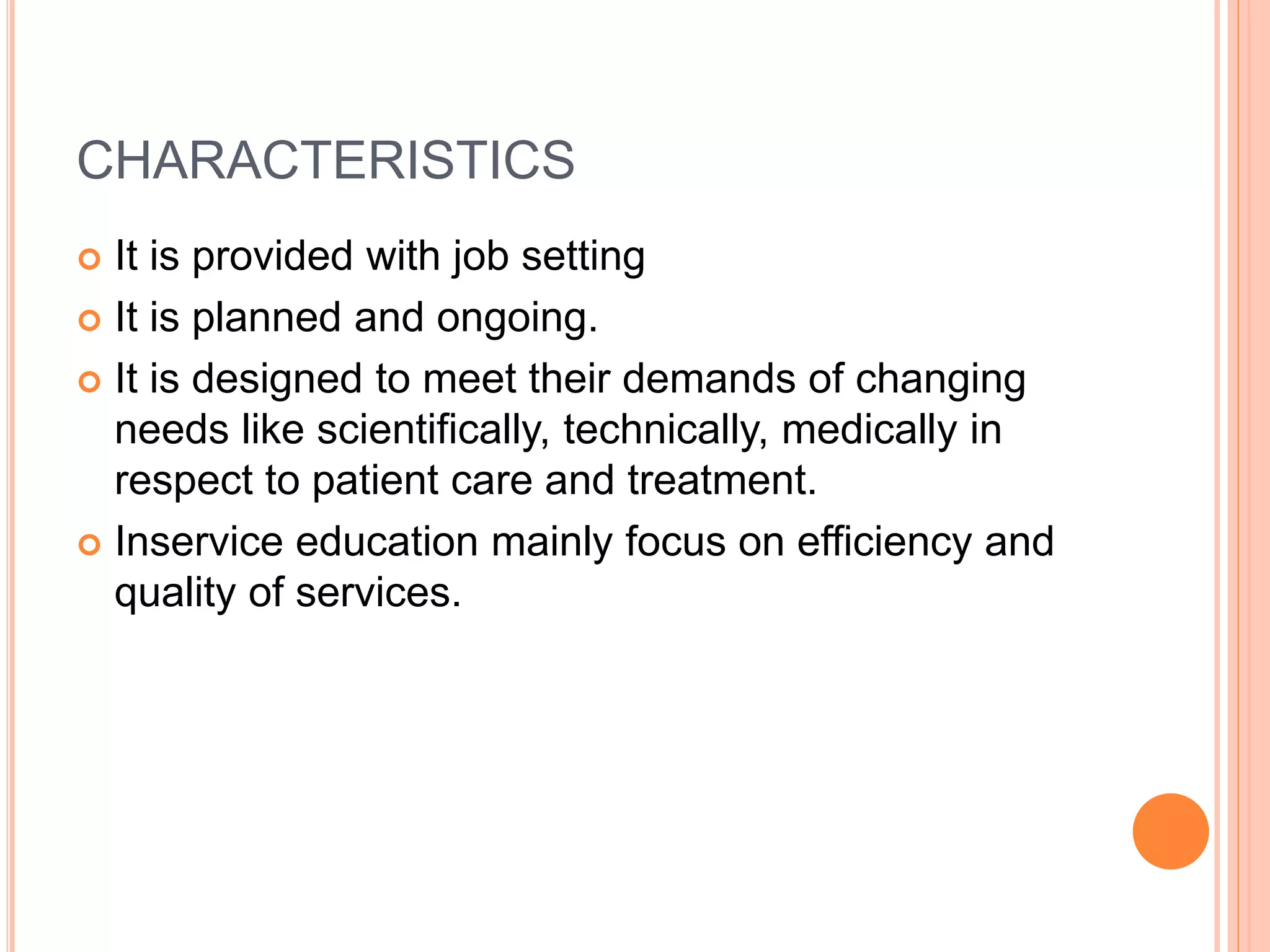 Inservice education | PPTX