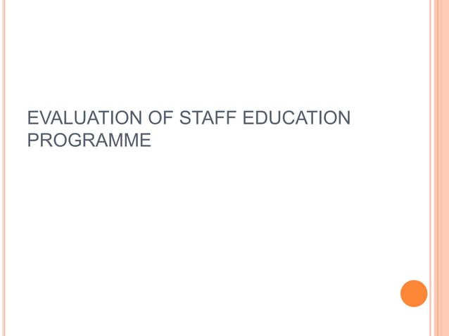 Inservice education | PPTX | Vocational Training | Careers