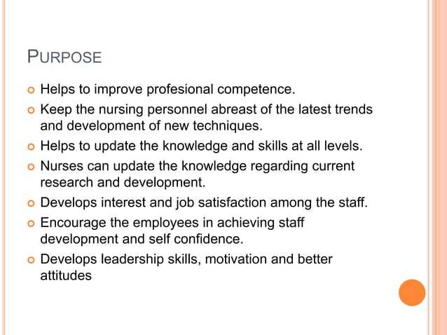 Inservice education | PPTX | Vocational Training | Careers