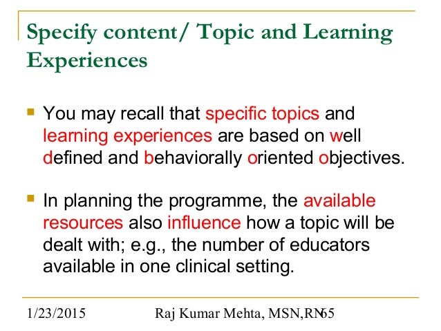 Inservice education for nursing administrators by raj kumar mehta