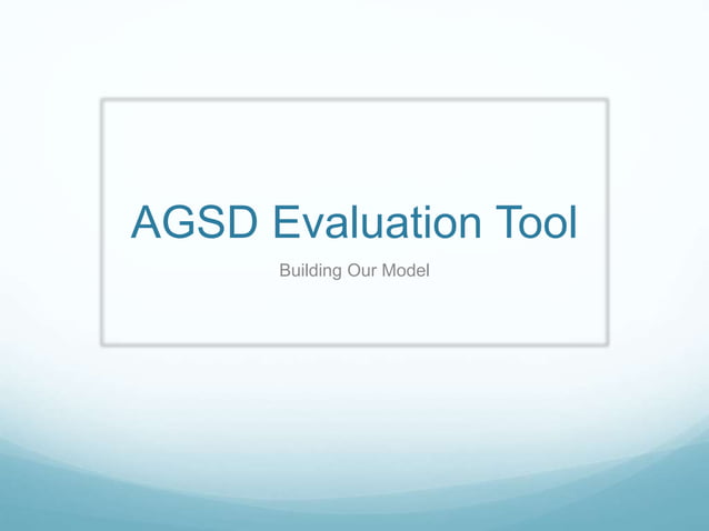 Inservice eval tool | PPTX | Professional School | Postgraduate Education