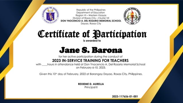 INSET-2023-Certficate.pptx INSET INSET INSET | PPT