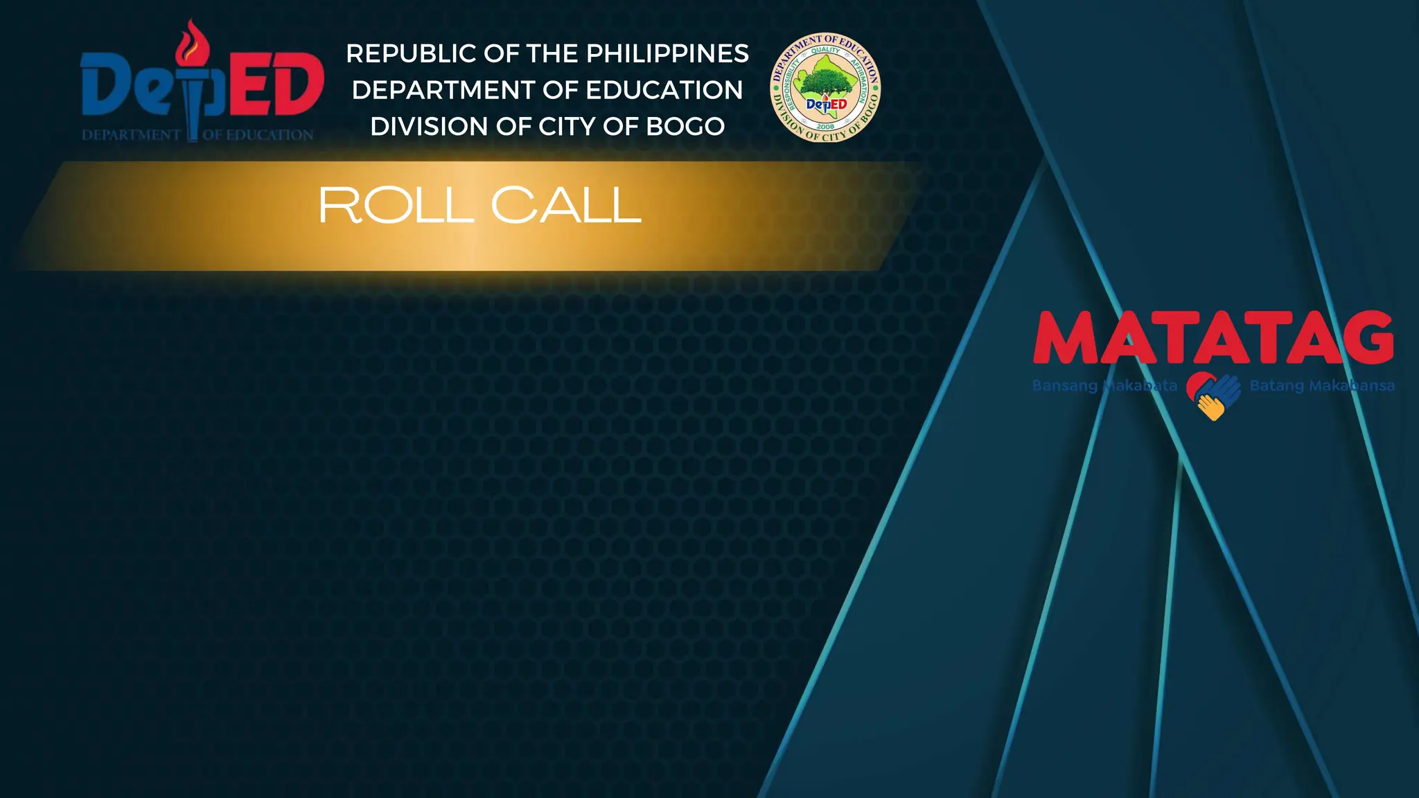 Inservice Training Opeing Ceremony Program | PPTX