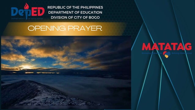 Inservice Training Opeing Ceremony Program | PPTX