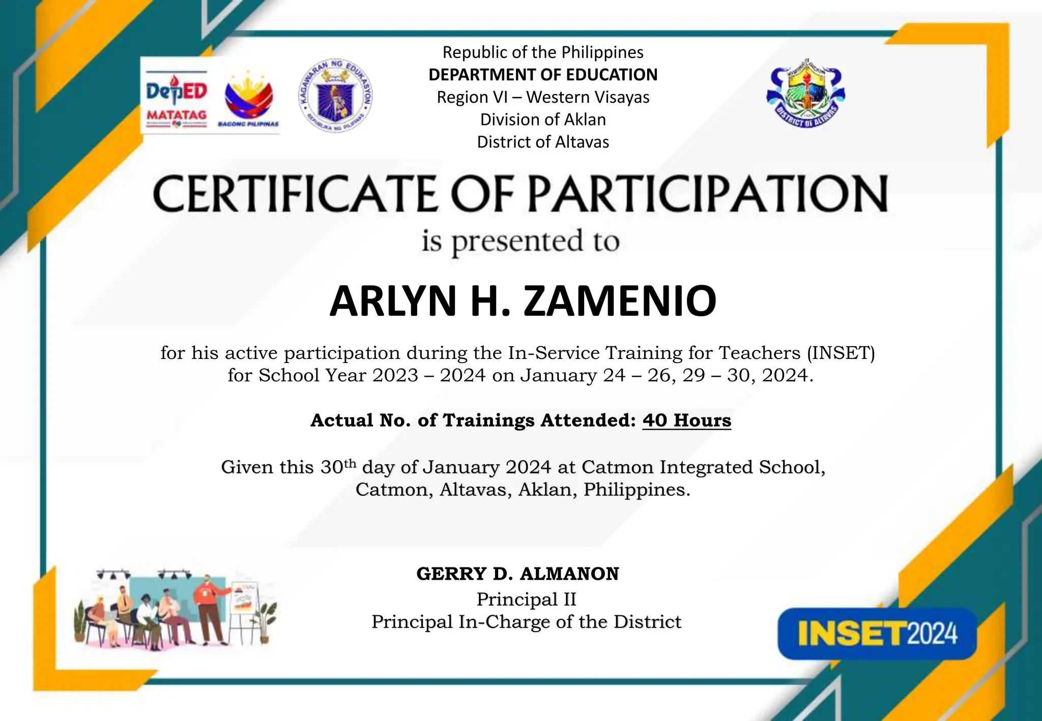 INSET-CERTIFICATES-fnznznznznznznznznznznzn | PPT