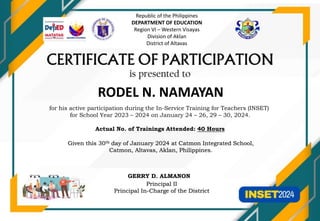 INSET-CERTIFICATES-fnznznznznznznznznznznzn | PPT