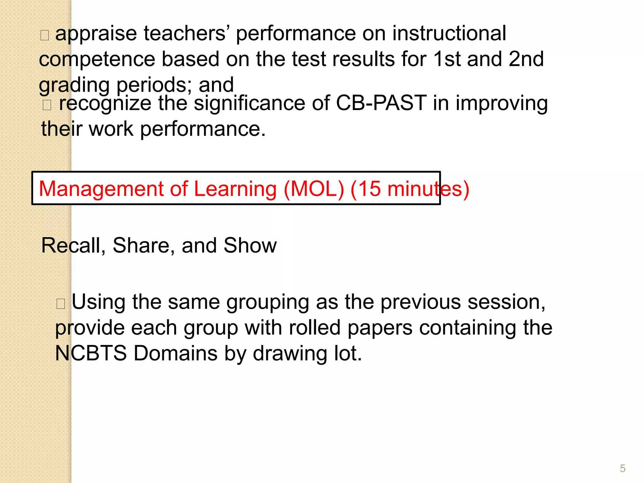 Inset 2013 session 3 | PPT