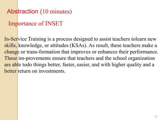 Inset 2013 session o | PPTX