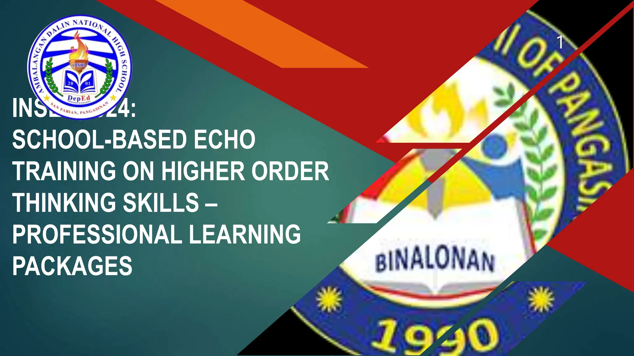 INSET 2024. powerpoint presentaion sa fronth pagepptx | PPTX
