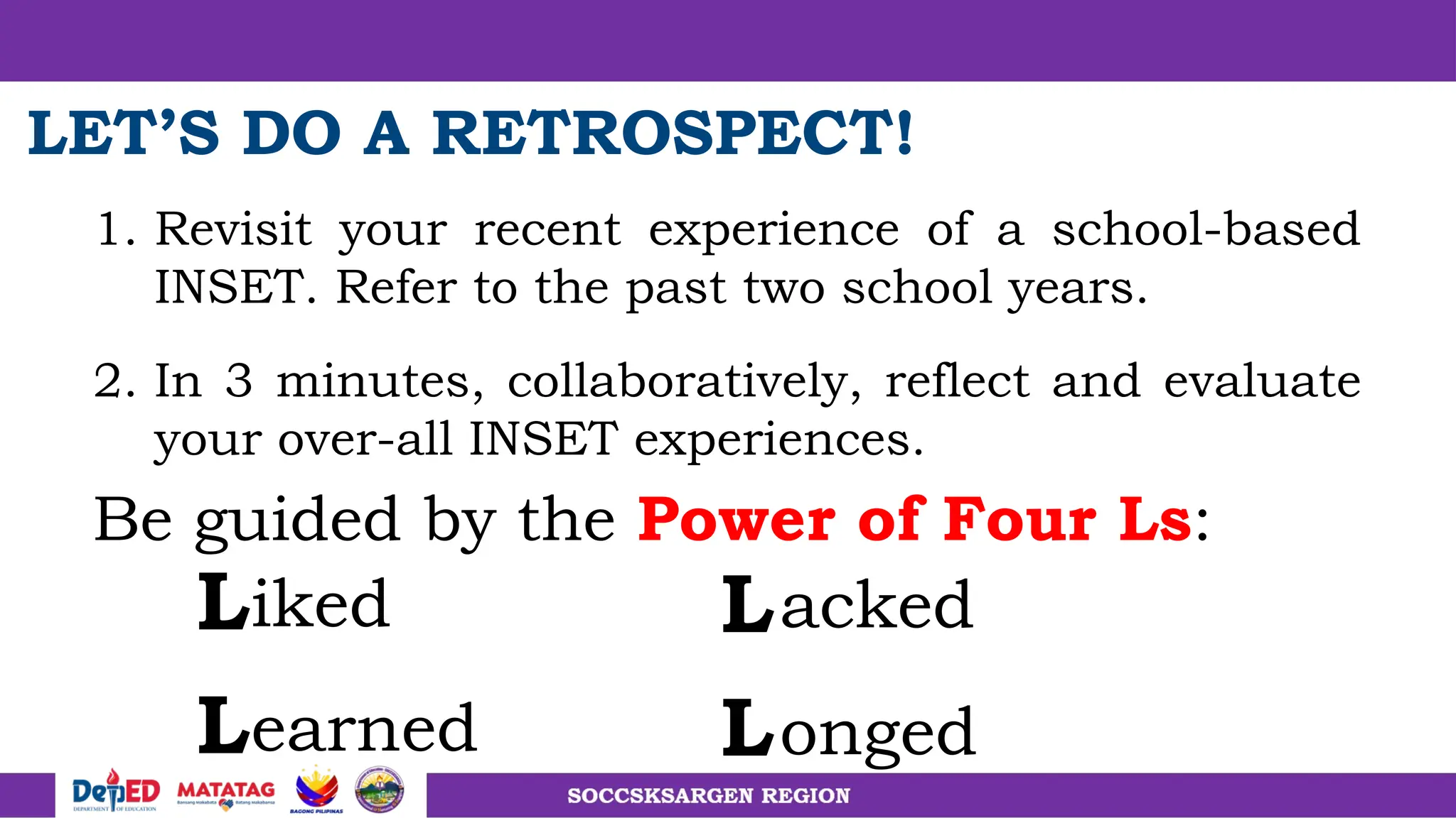 INSET PLANNING and DESIGNING of PD Programs | PPTX