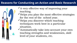 Designing Basic Research and Action Research | PPTX