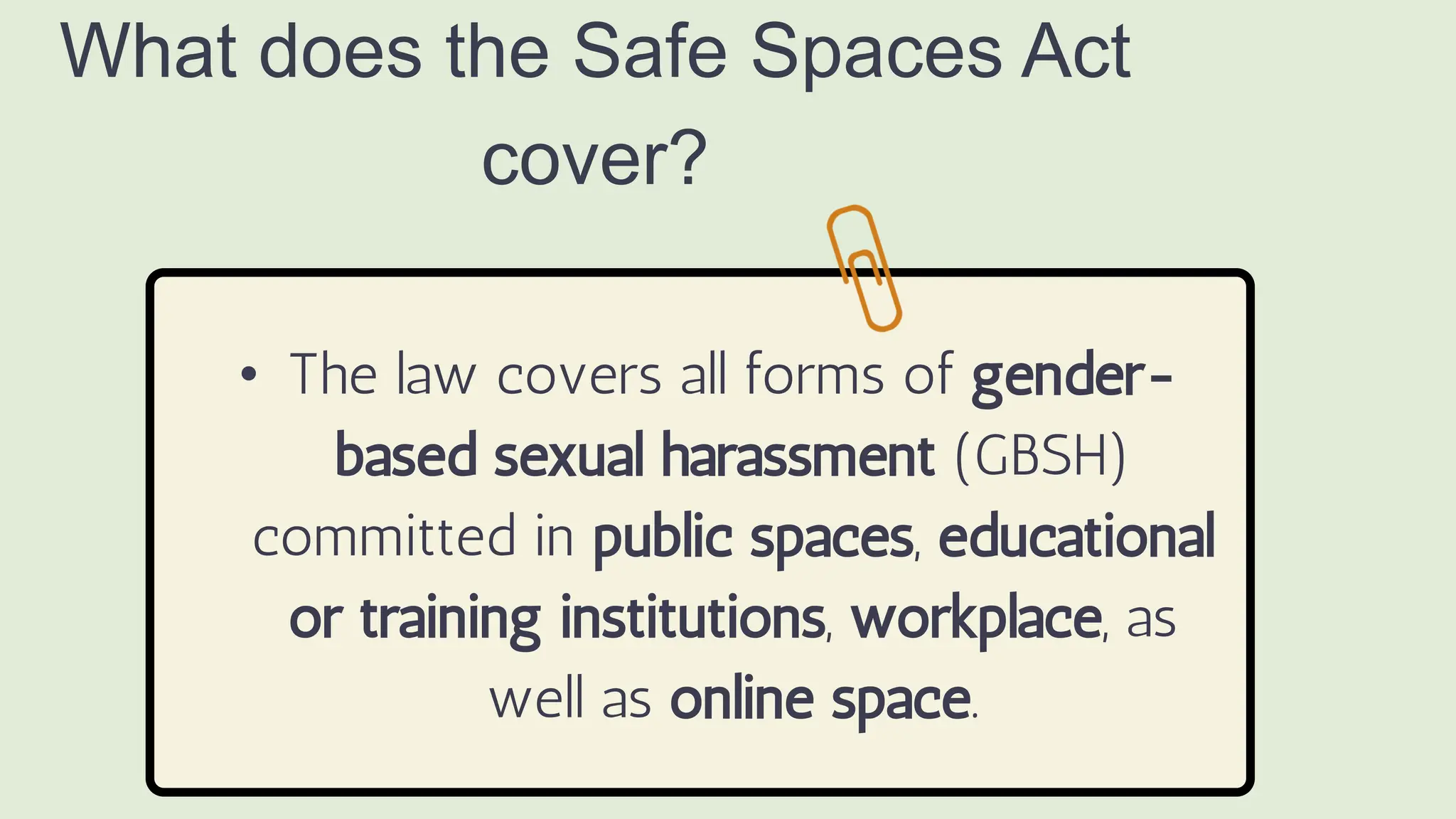 INSET SAFE SPACE.pptx RA 11313 maricel Abaya | PPTX