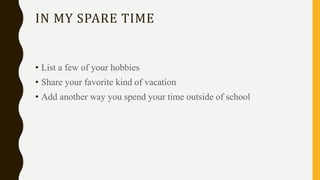 Value Formation/Proper Etiquette Inset Topic | PPTX