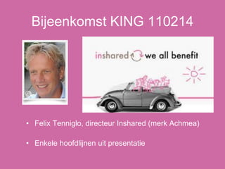 ‘Digitale dienstverlening’ presentatie van Inshared | PDF | Digital ...