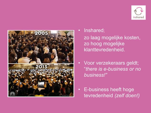 ‘Digitale dienstverlening’ presentatie van Inshared | PPT