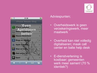 ‘Digitale dienstverlening’ presentatie van Inshared | PDF