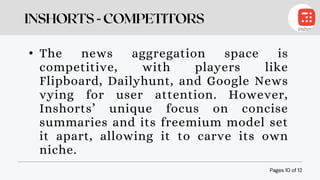 "InShorts: A Game-Changer in the Digital News Age" | PPTX