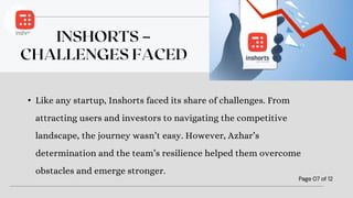 "InShorts: A Game-Changer in the Digital News Age" | PPTX