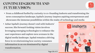 "InShorts: A Game-Changer in the Digital News Age" | PPTX