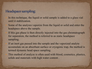 Sample preparation for Chromatography | PPTX