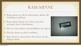 Insidan av en bärbar dator | PPT