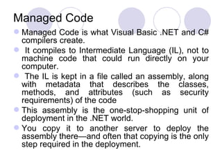 Inside .net framework | PPT