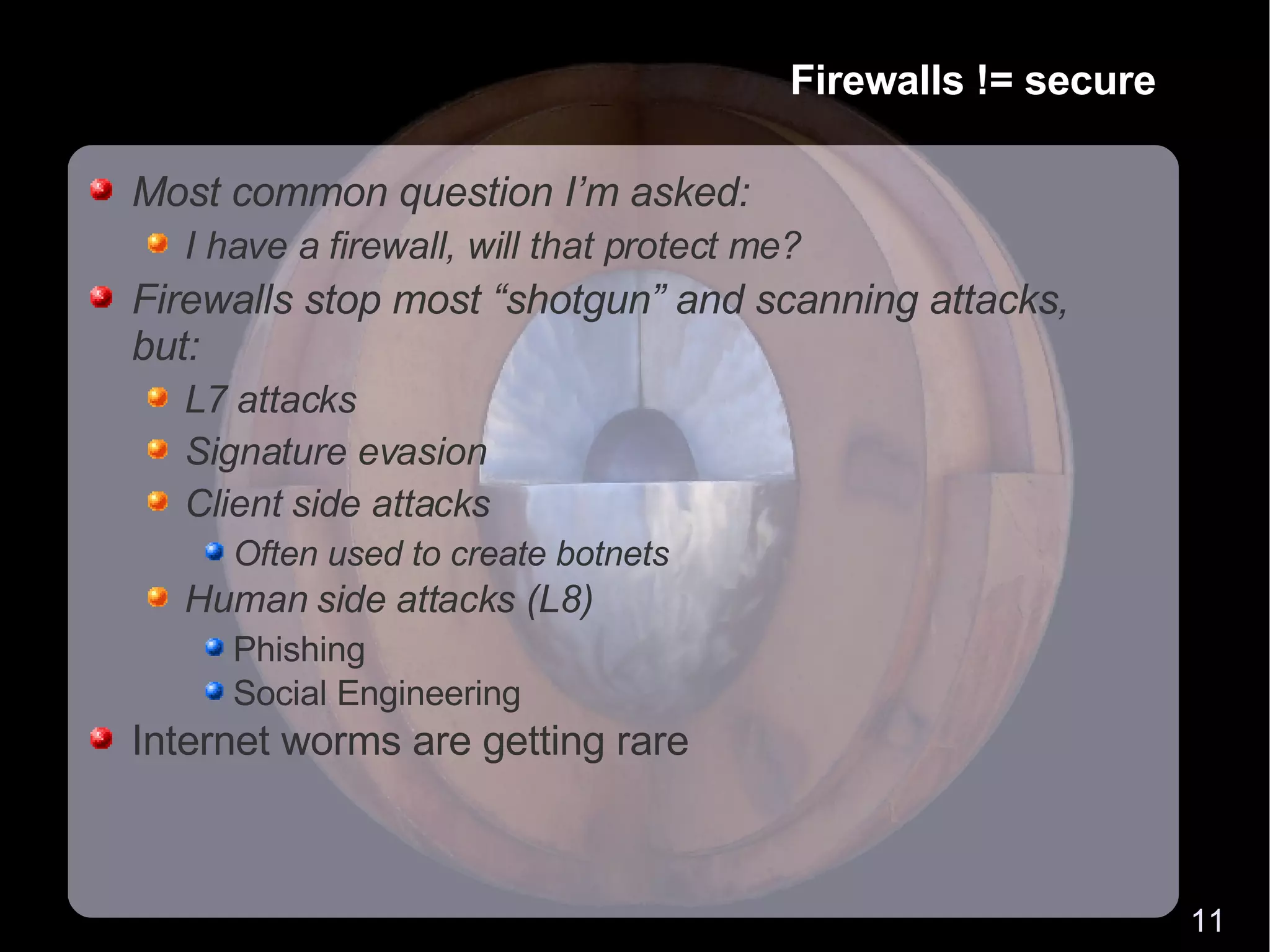 Inside Out Hacking Bypassing Firewall Ppt