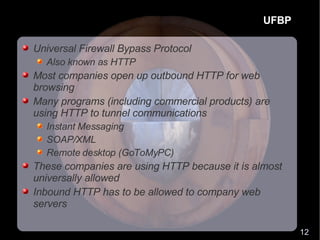 Inside Out Hacking - Bypassing Firewall | PPT