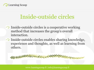 Scoopful of pedagogical tips for teachers - Inside-outside circles