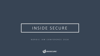 Inside Security - Strong Authentication with Smartphones | PPT