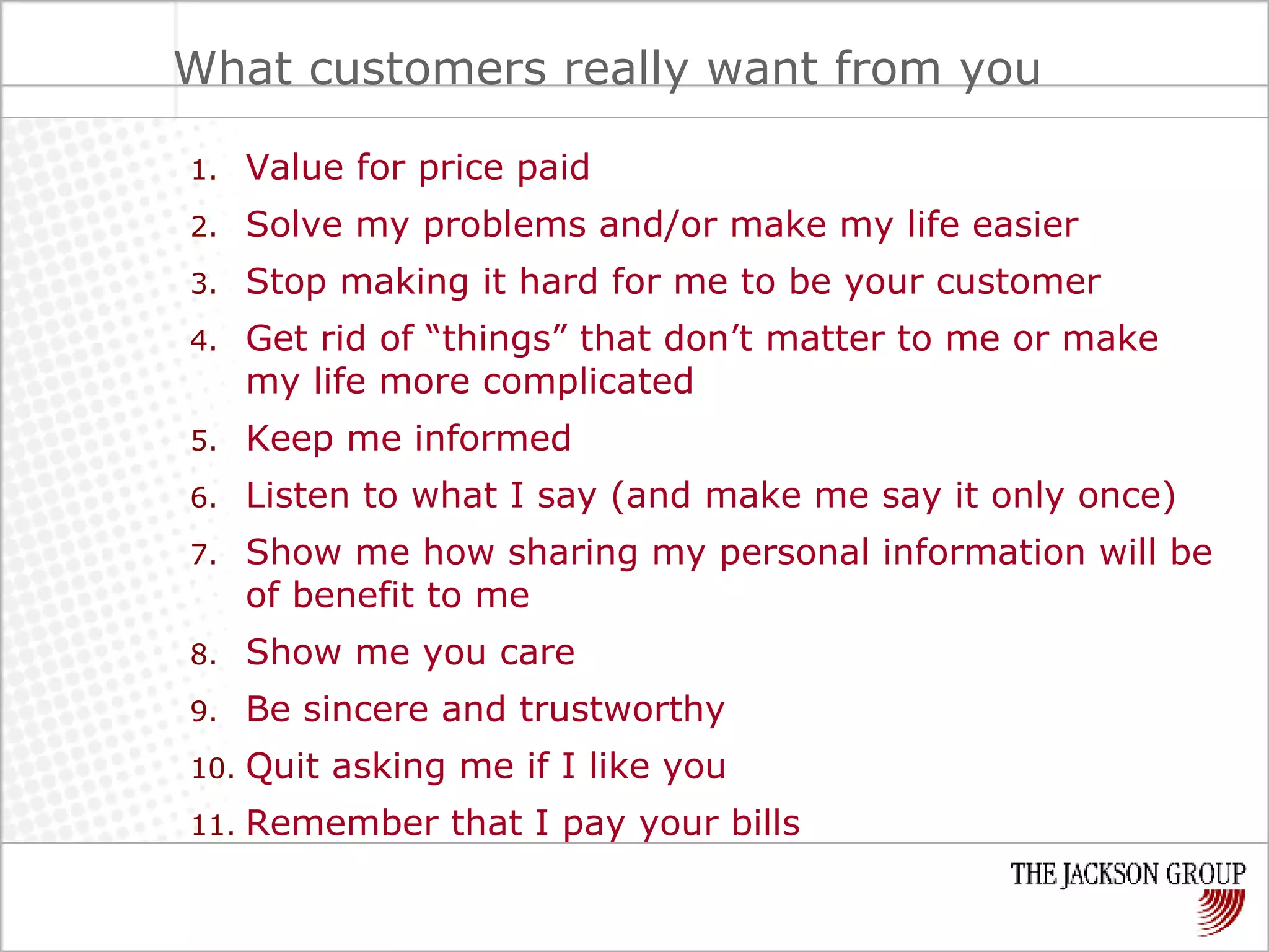 Inside The Customers Mind | PPT